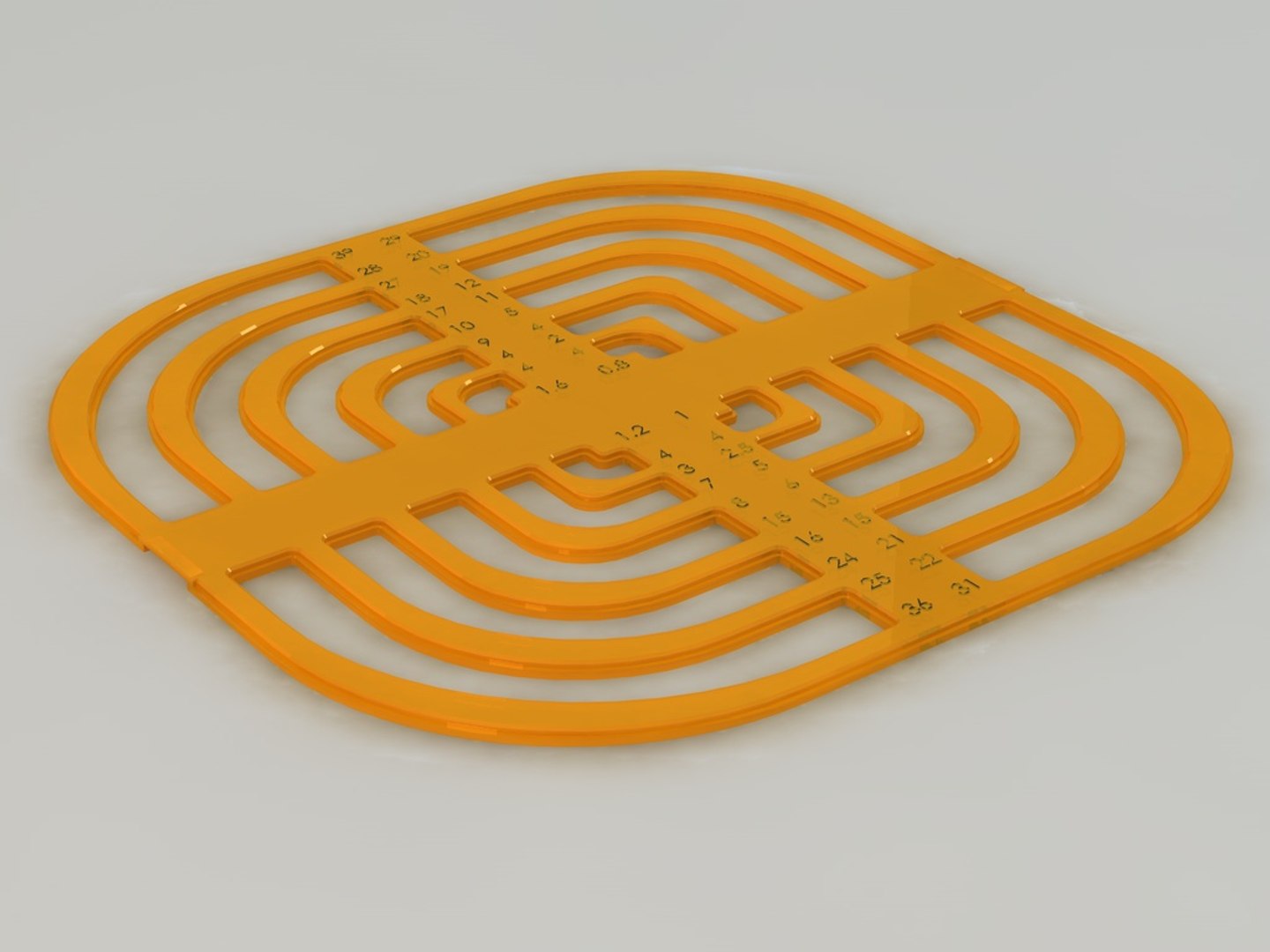 radius ruler 3d c4d
