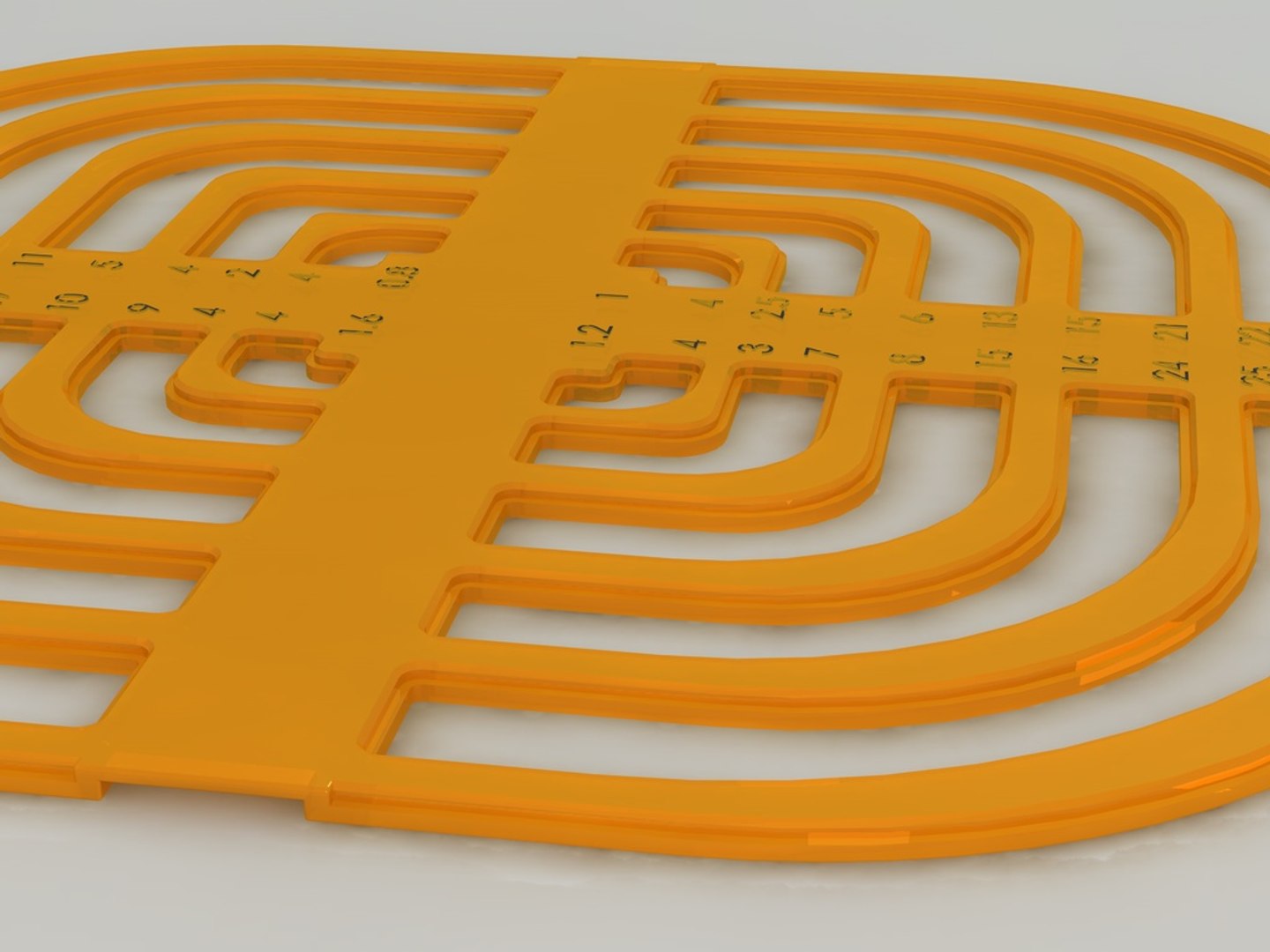 radius ruler 3d c4d