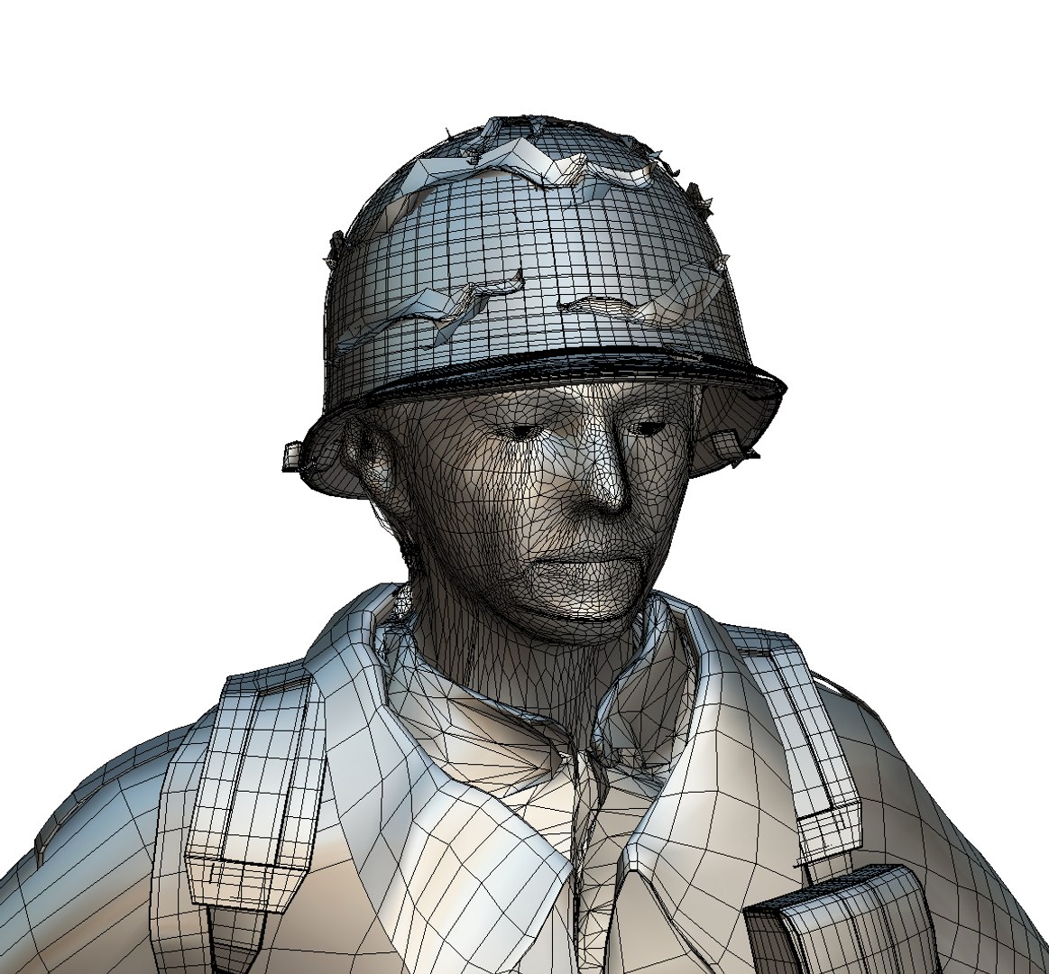 World War 2 Paratrooper Model - TurboSquid 1478114