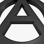 3d Anarchy Symbol