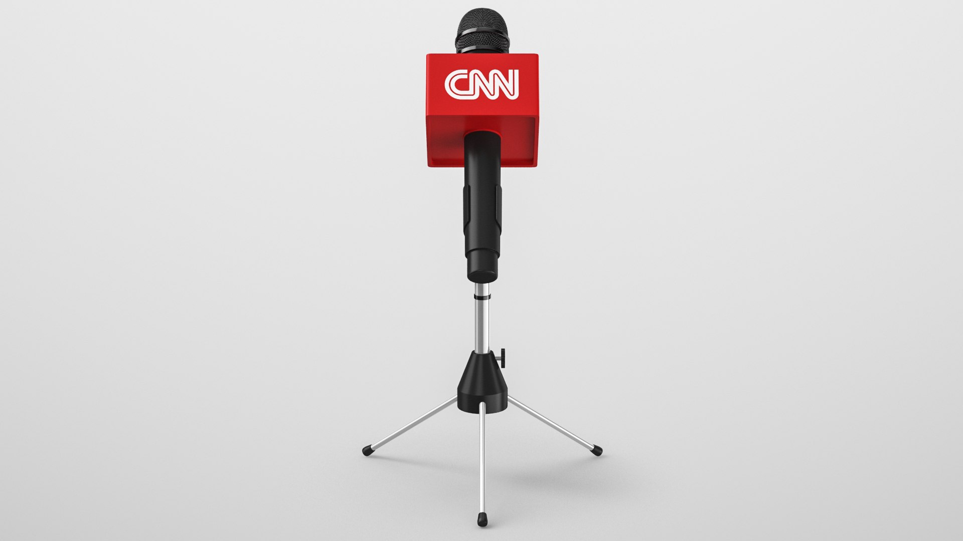 3D CNN News Microphone Model - TurboSquid 2008258