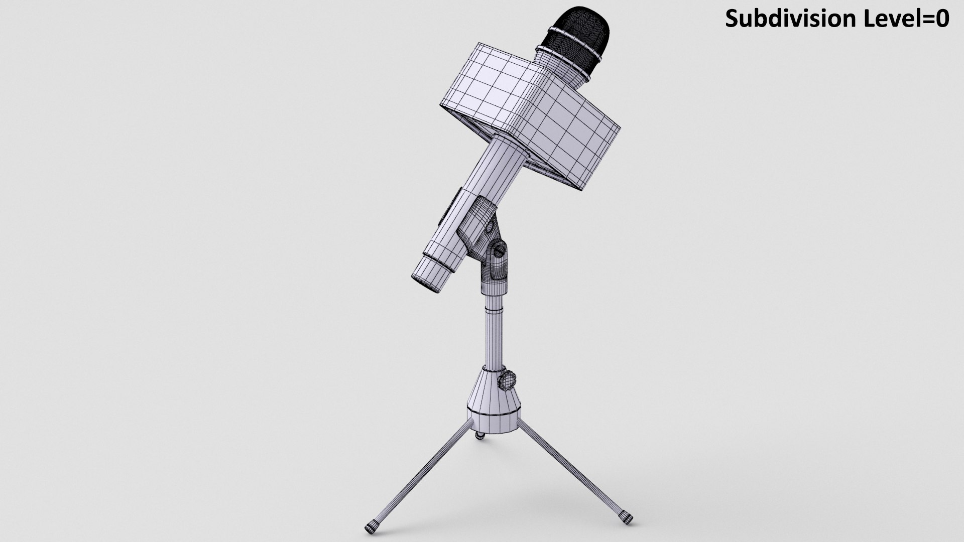 3D CNN News Microphone Model - TurboSquid 2008258