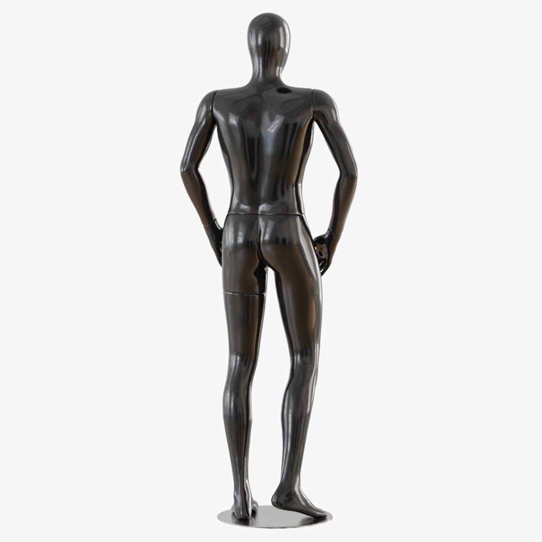 Faceless male mannequin 3D model - TurboSquid 1360105