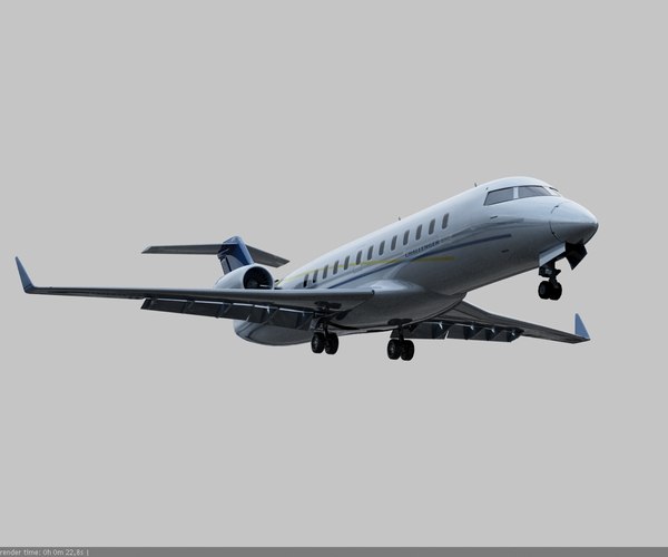 bombardier challenger 850 3d 3ds