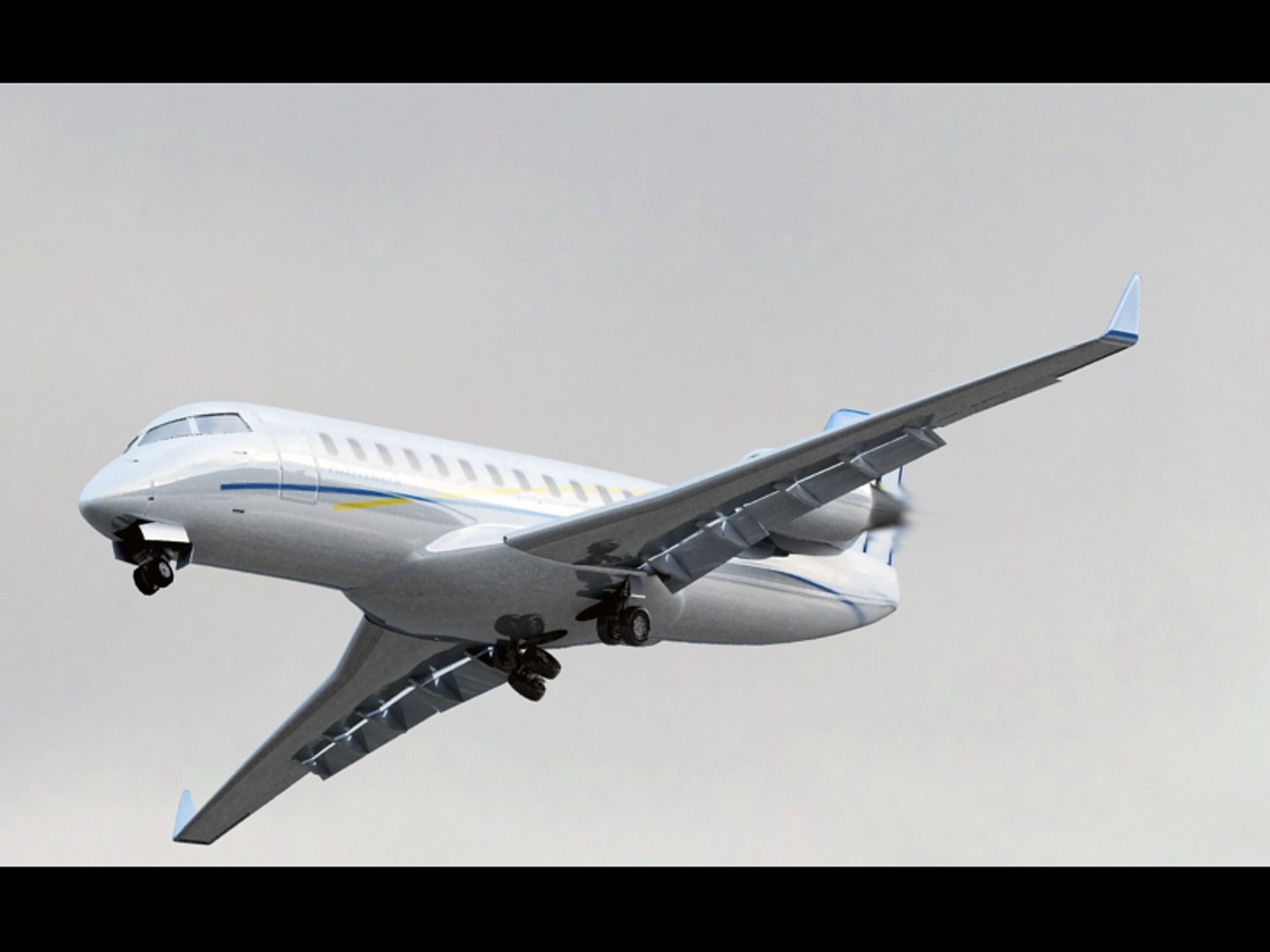 bombardier challenger 850 3d 3ds