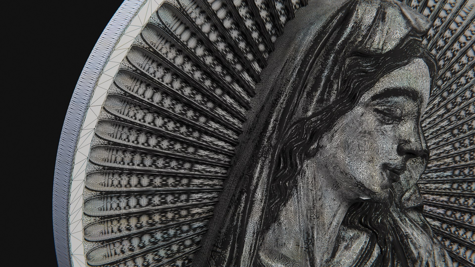 Mary Bas Relief - 1 3D Model - TurboSquid 2225869