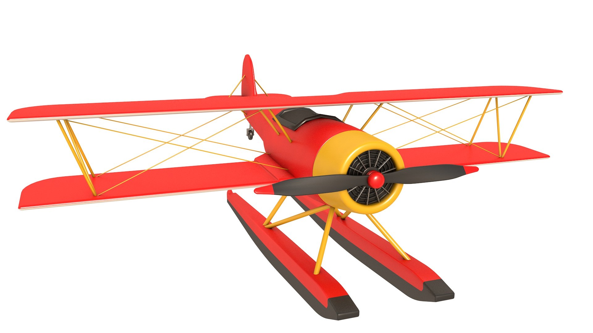 3D Sea Plane Biplane - TurboSquid 2006122