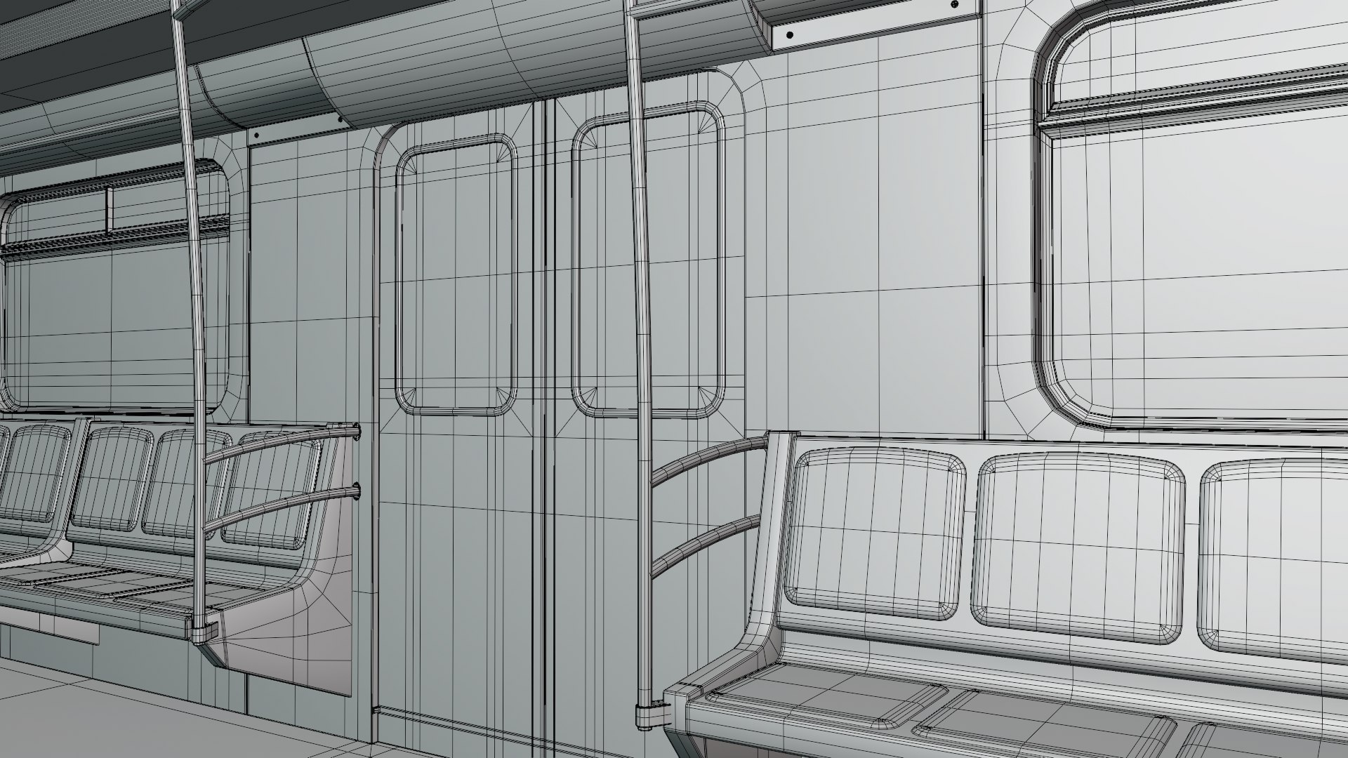 Metro Interior 3D Model - TurboSquid 2027657