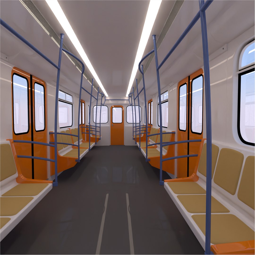 Metro interior 3D model - TurboSquid 2027657