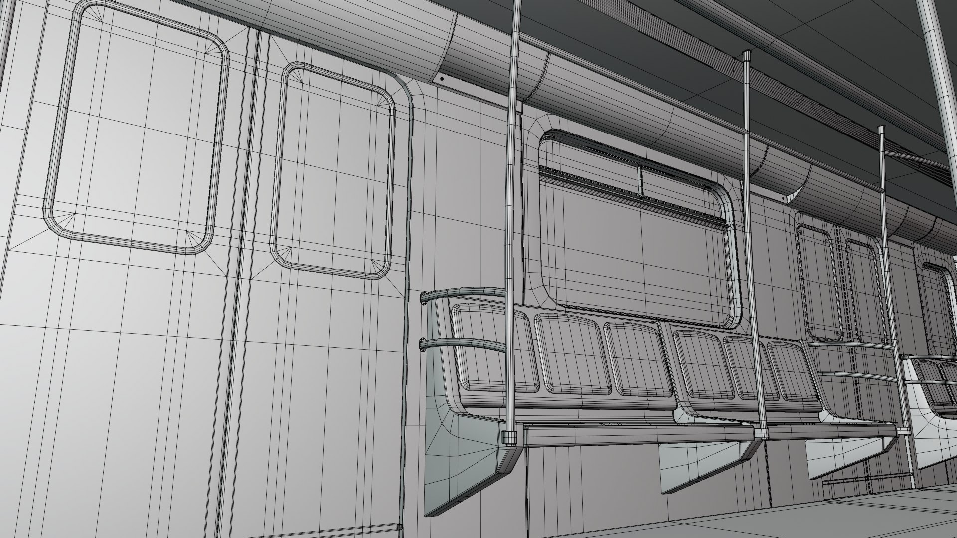 Metro Interior 3D Model - TurboSquid 2027657