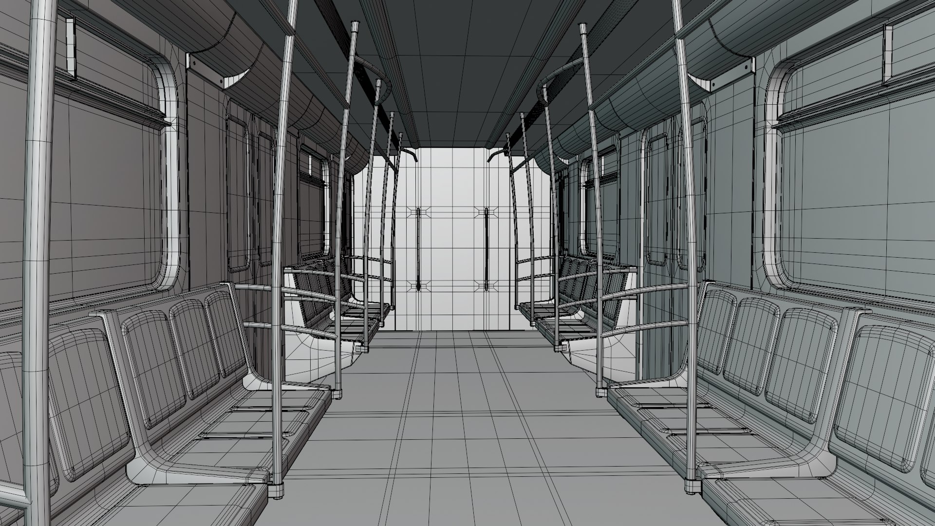 Metro Interior 3D Model - TurboSquid 2027657