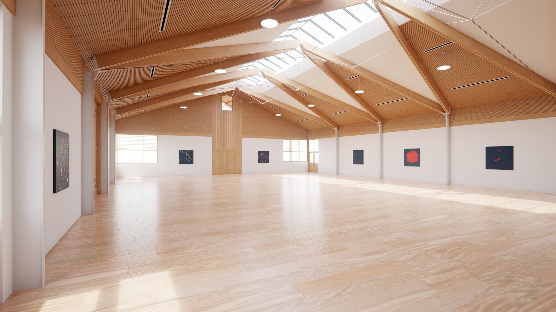 Art Museum Gallery Interior 43 Model - TurboSquid 2073795