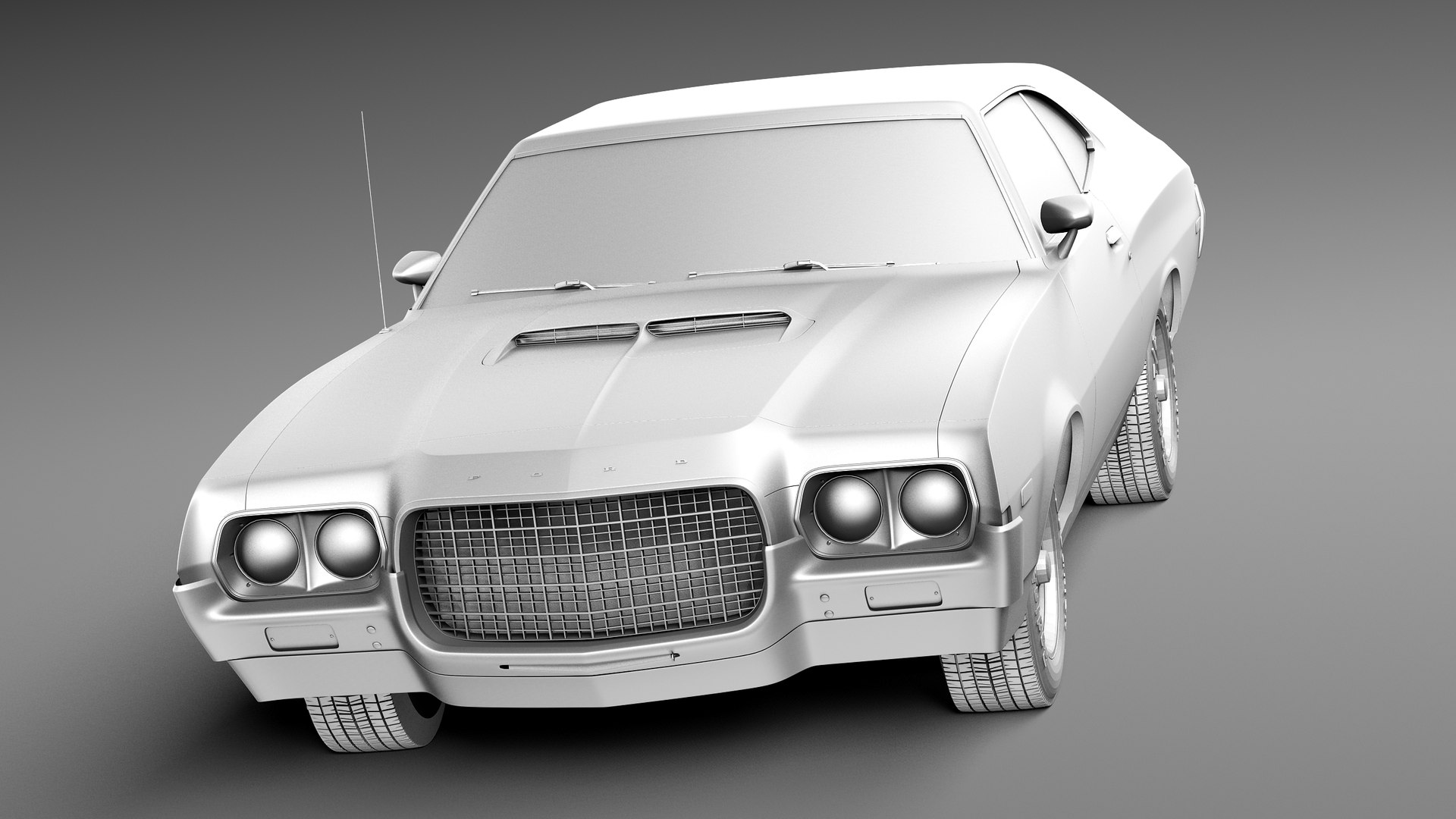 3d Ranchero 1972 Hardtop Muscle