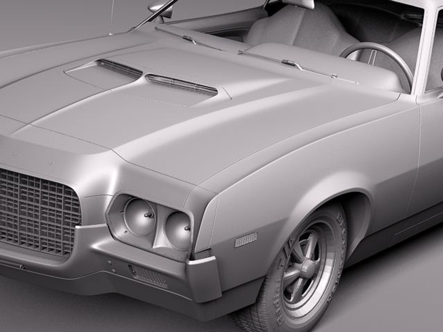 3d ranchero 1972 hardtop muscle