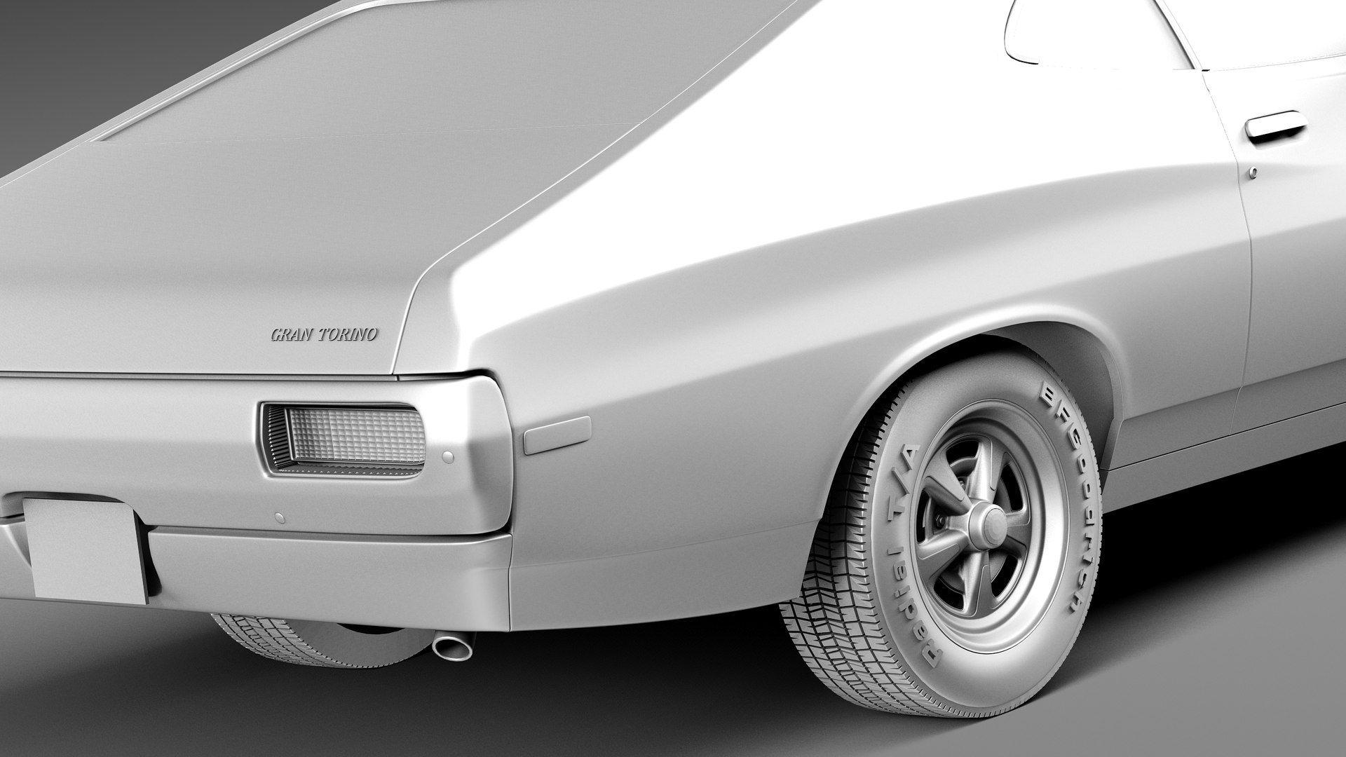 3d Ranchero 1972 Hardtop Muscle