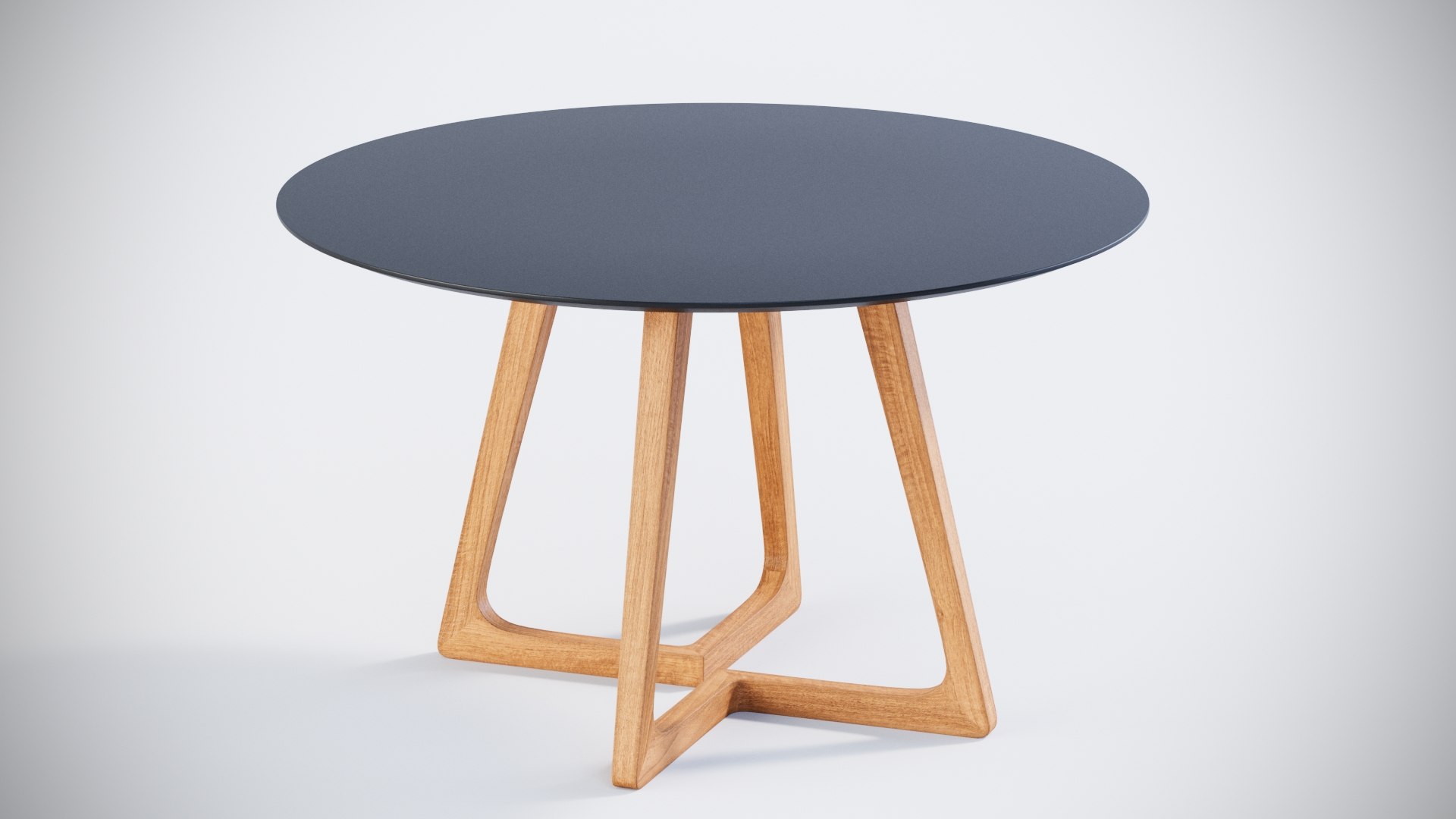 Rounded Table 3D - TurboSquid 2159347
