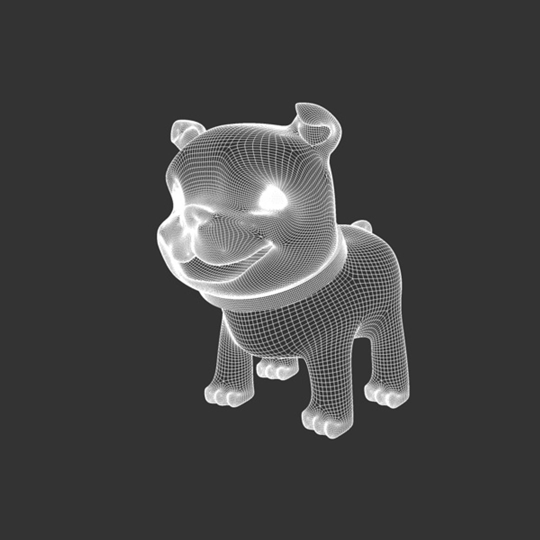 3d Dog Puppy