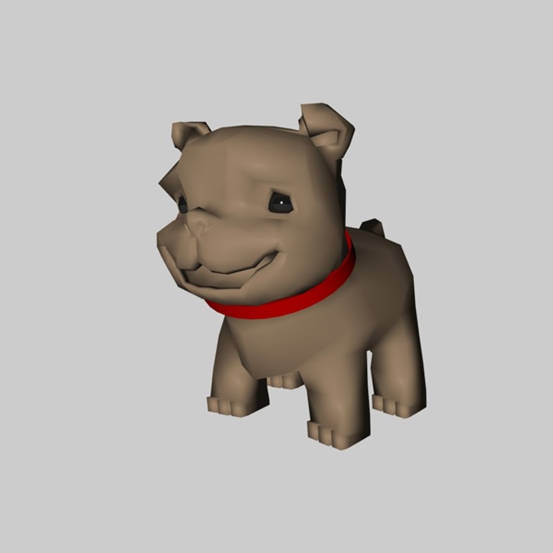 3d Dog Puppy