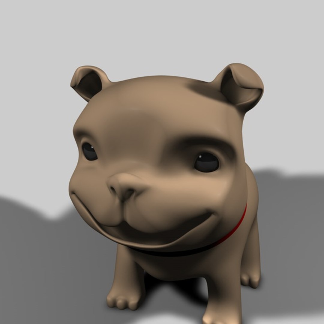 3d Dog Puppy