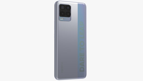 3D Realme 8 Cyber Silver model - TurboSquid 1719089