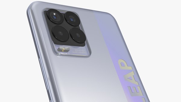 3D Realme 8 Cyber Silver model - TurboSquid 1719089