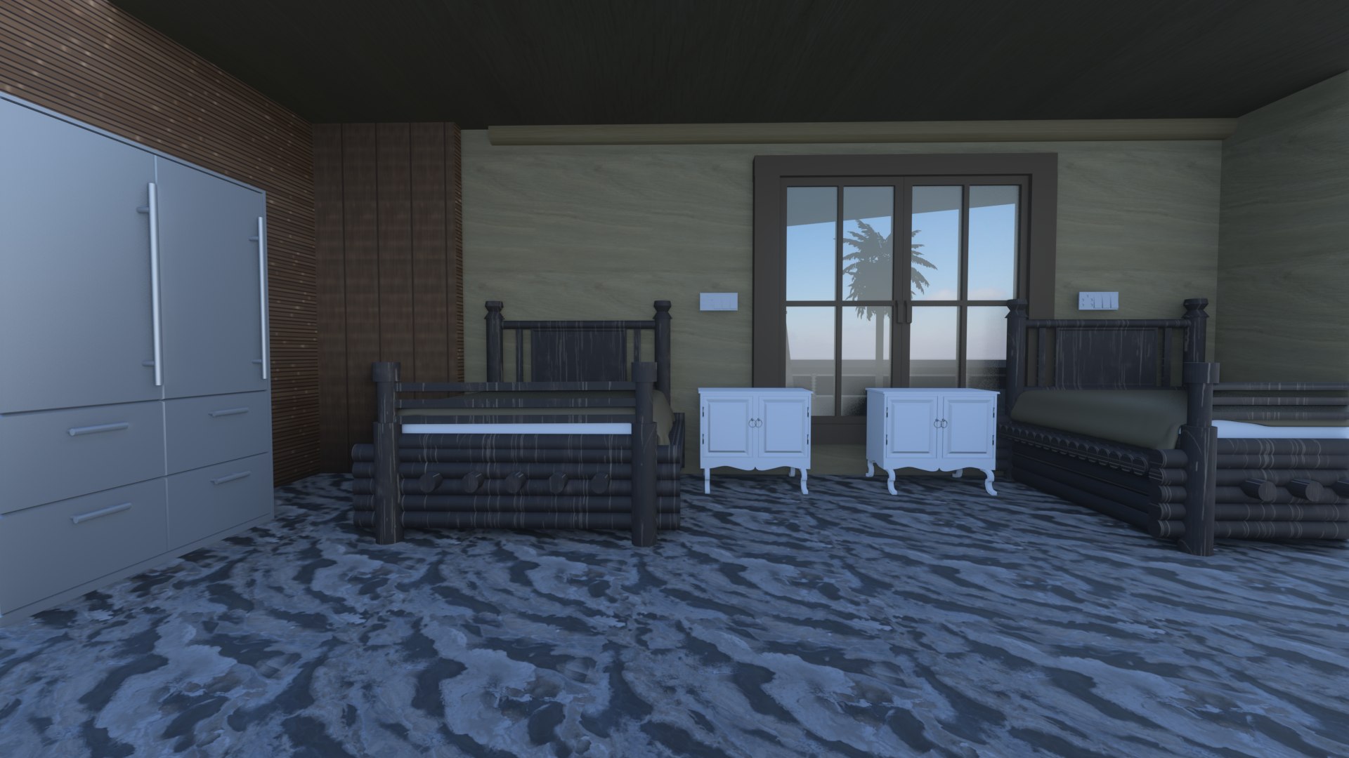 Wooden Villa Hotel 3D model - TurboSquid 2115962