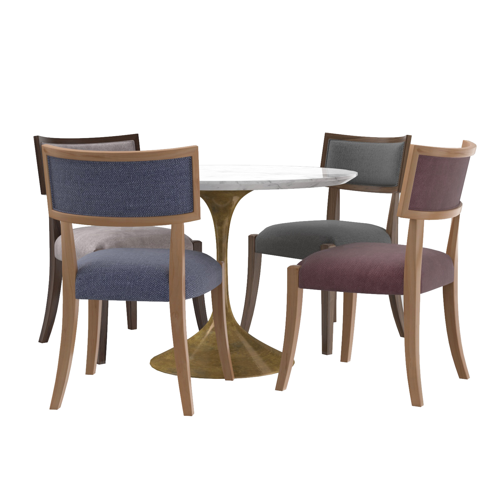 3D rh aero table klismos model - TurboSquid 1420575