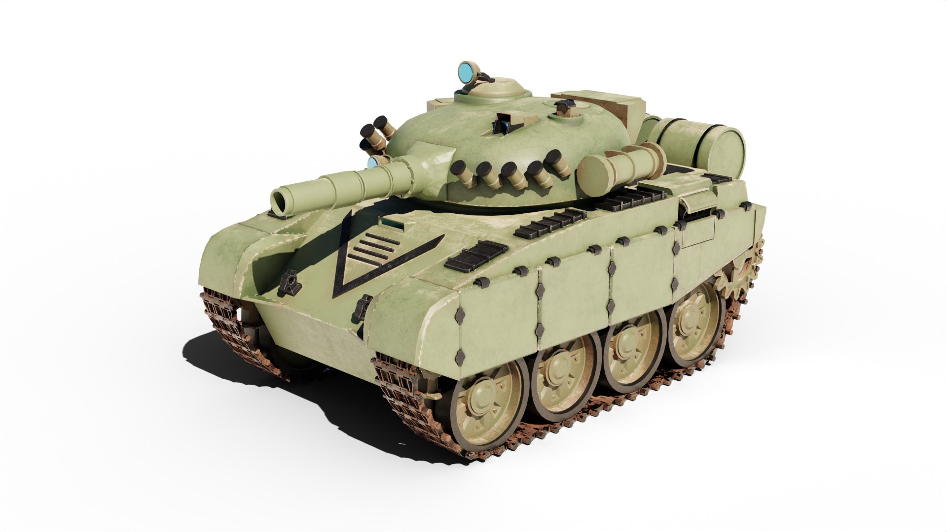 Mini T72 Tank 3D - TurboSquid 2302174