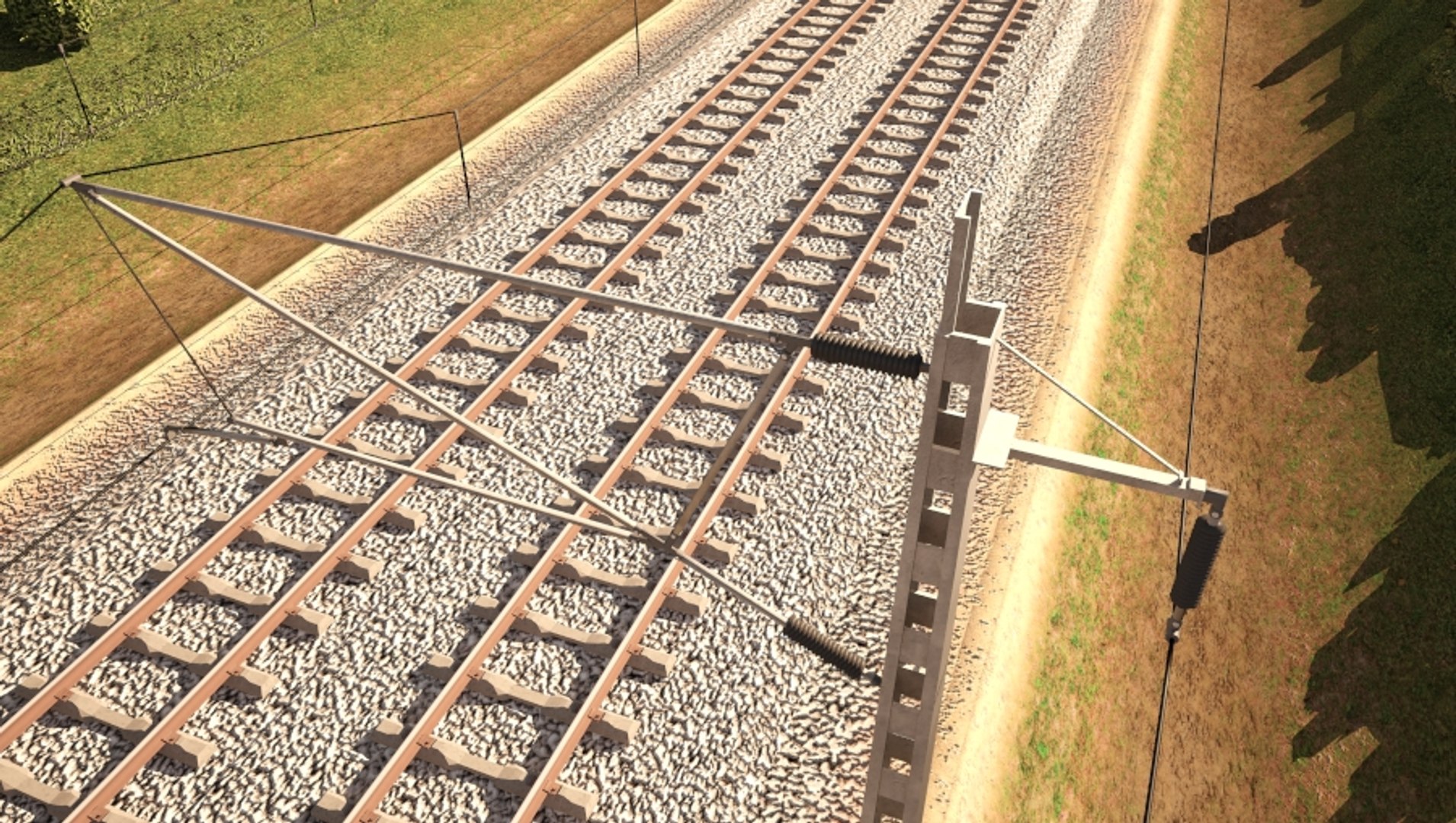 3D Tileable Railway - TurboSquid 1661472