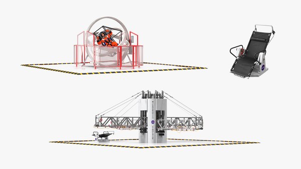 modelo 3d Colección de simuladores de movimiento de la NASA ...