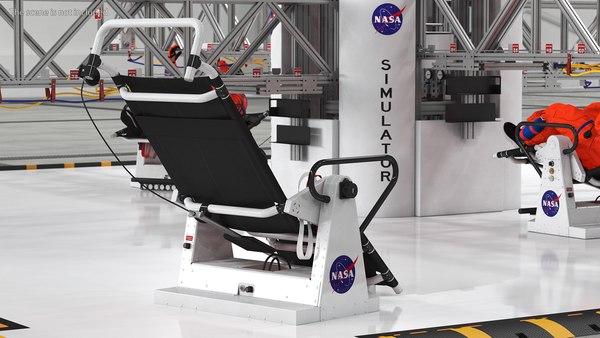 modelo 3d Colección de simuladores de movimiento de la NASA ...