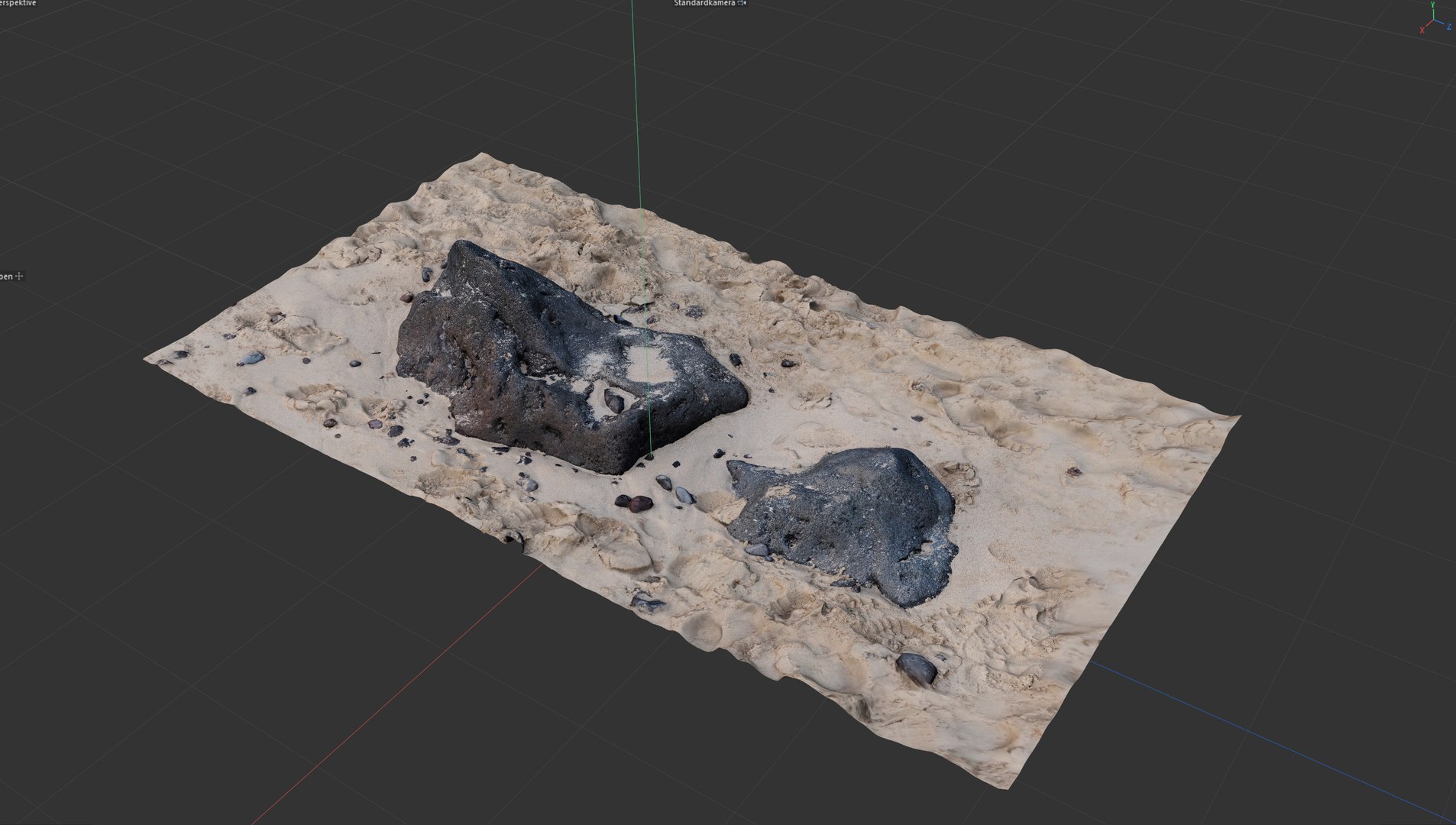 3D Ocean Beach 16K Ultra Scan 009 Model - TurboSquid 2180495
