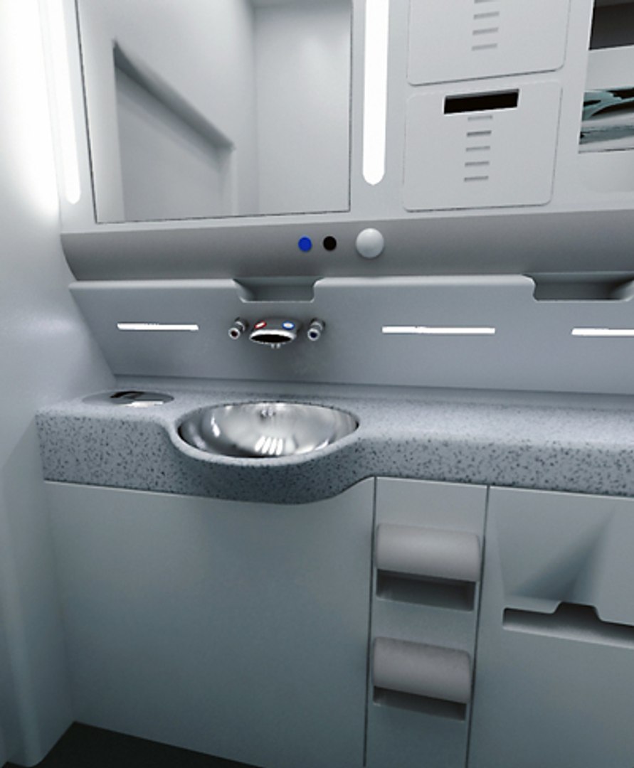 Maya Airbus Lavatory Interior