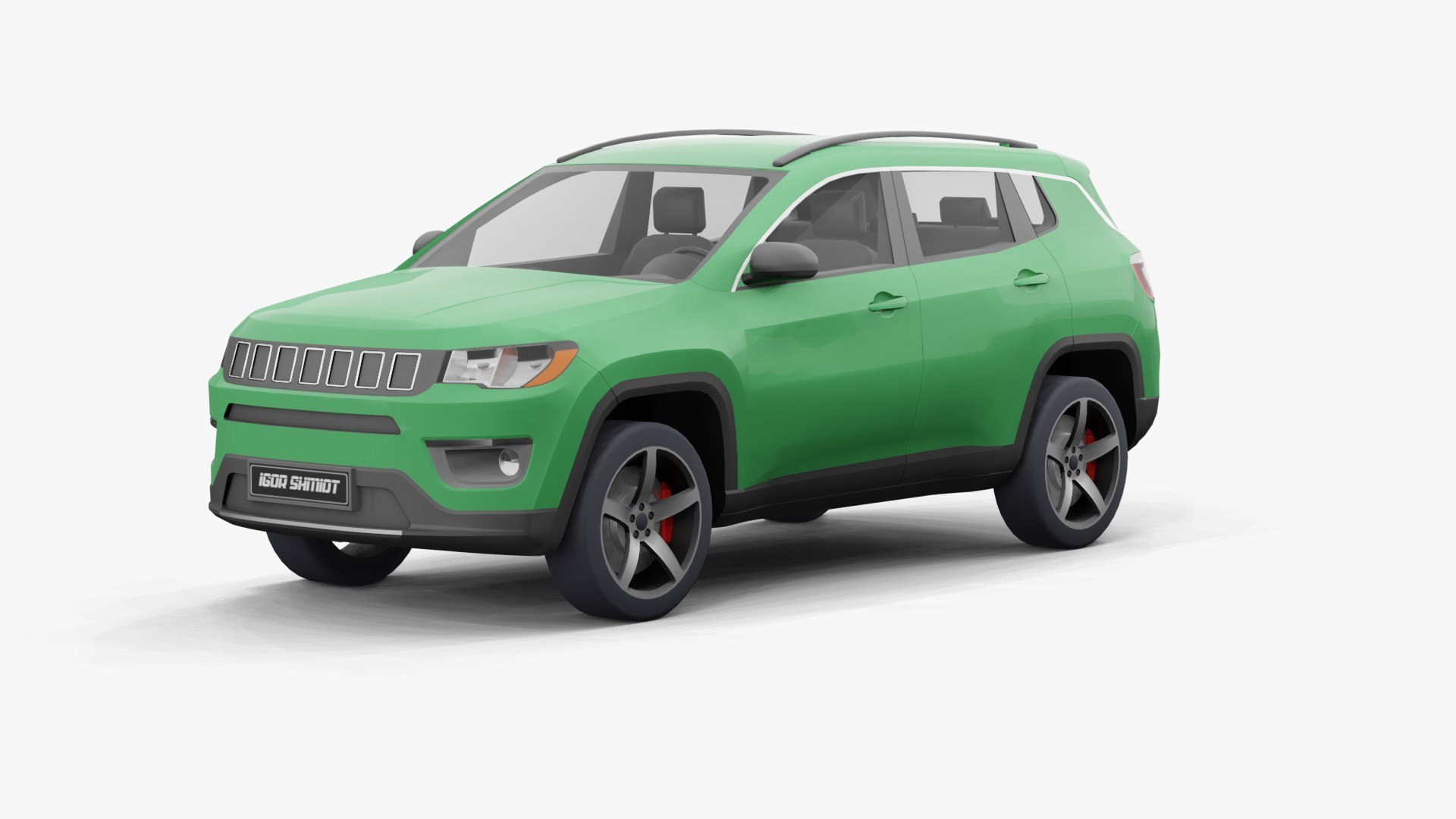 3D Model Jeep Compass 2020 Lowpoly - TurboSquid 1997689