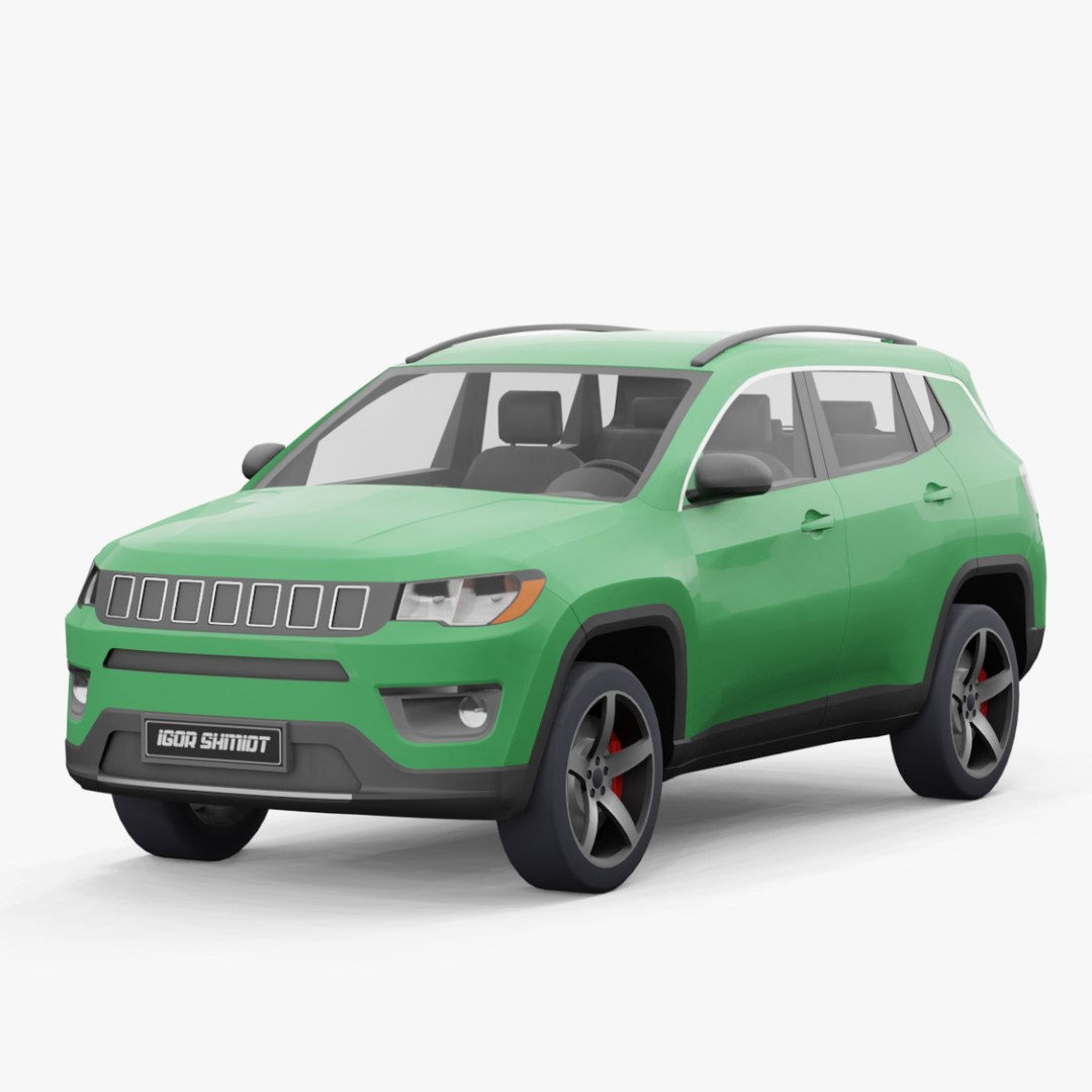 3D model Jeep Compass 2020 lowpoly - TurboSquid 1997689