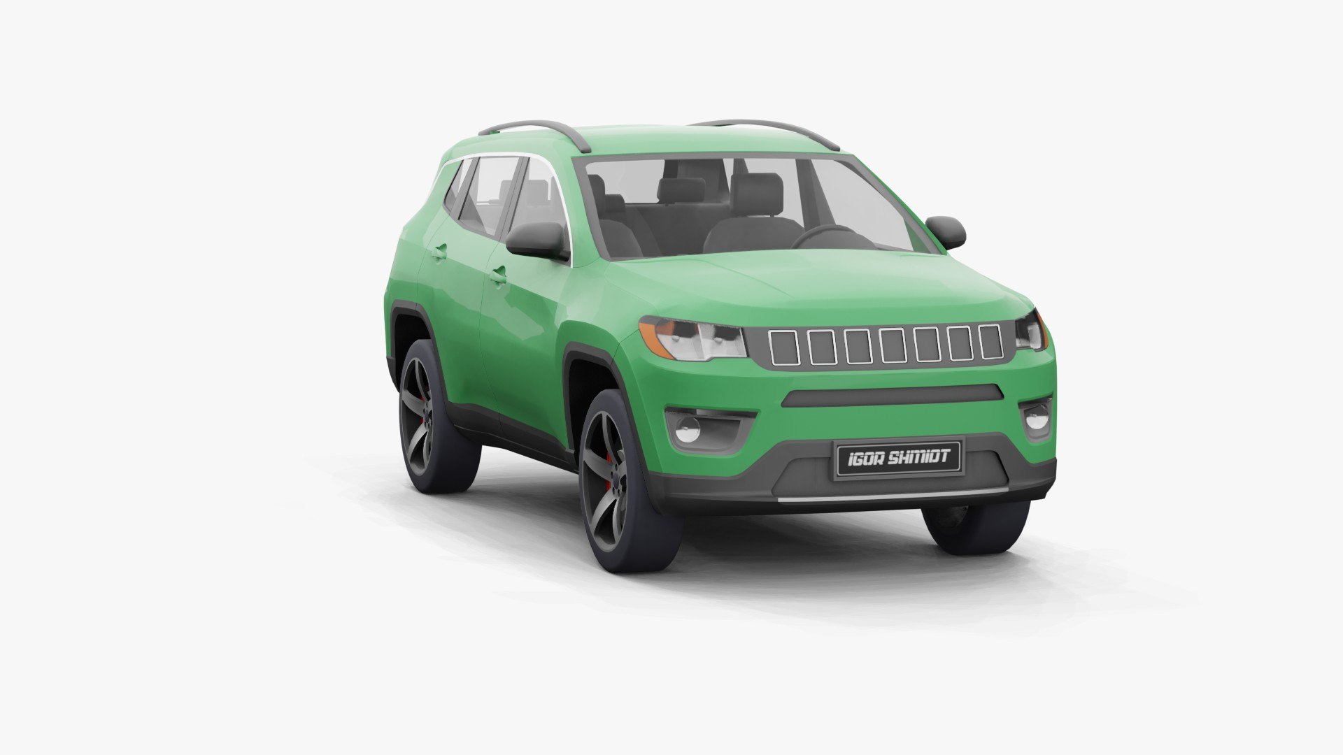 3D Model Jeep Compass 2020 Lowpoly - TurboSquid 1997689