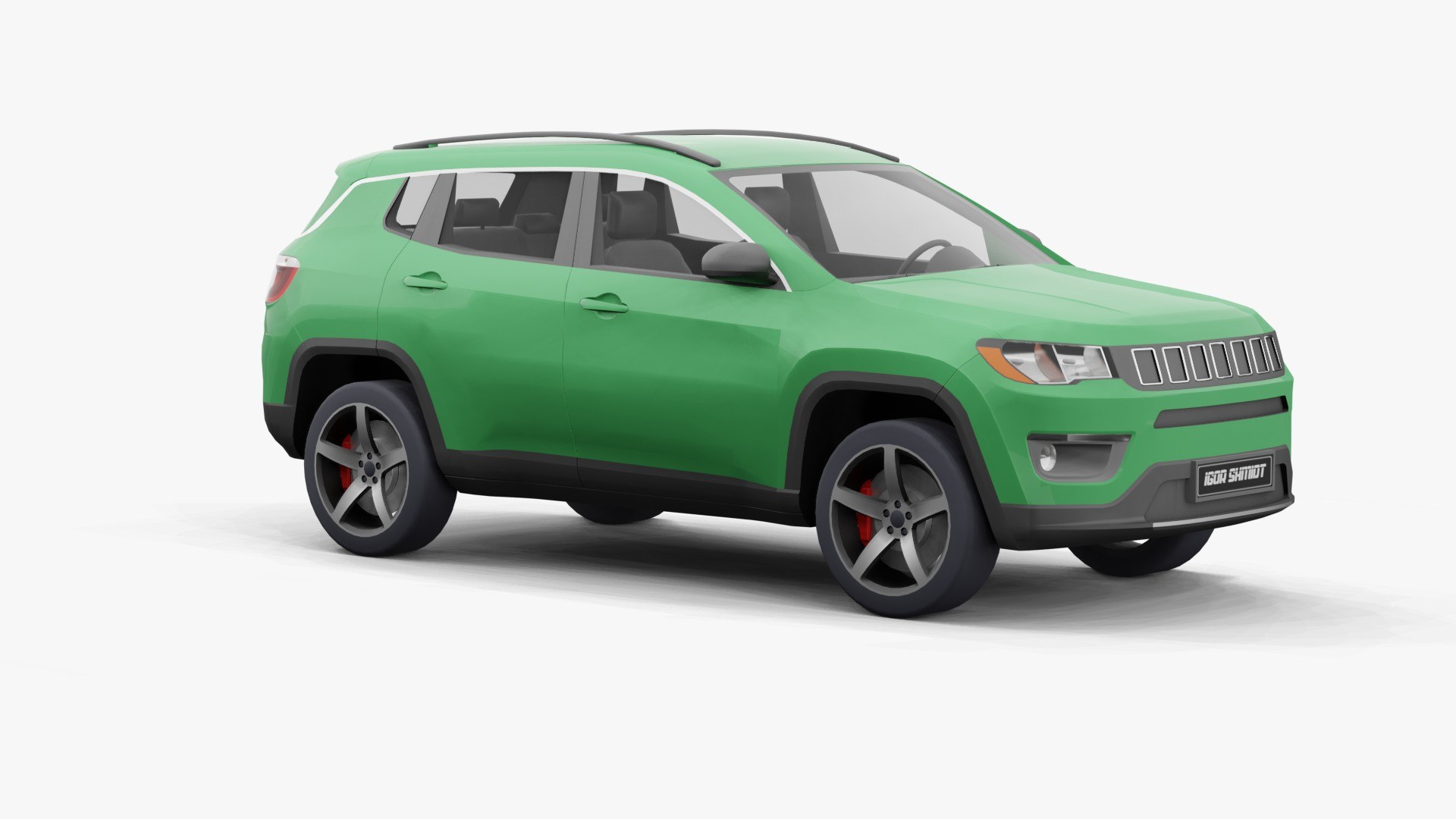 3D Model Jeep Compass 2020 Lowpoly - TurboSquid 1997689