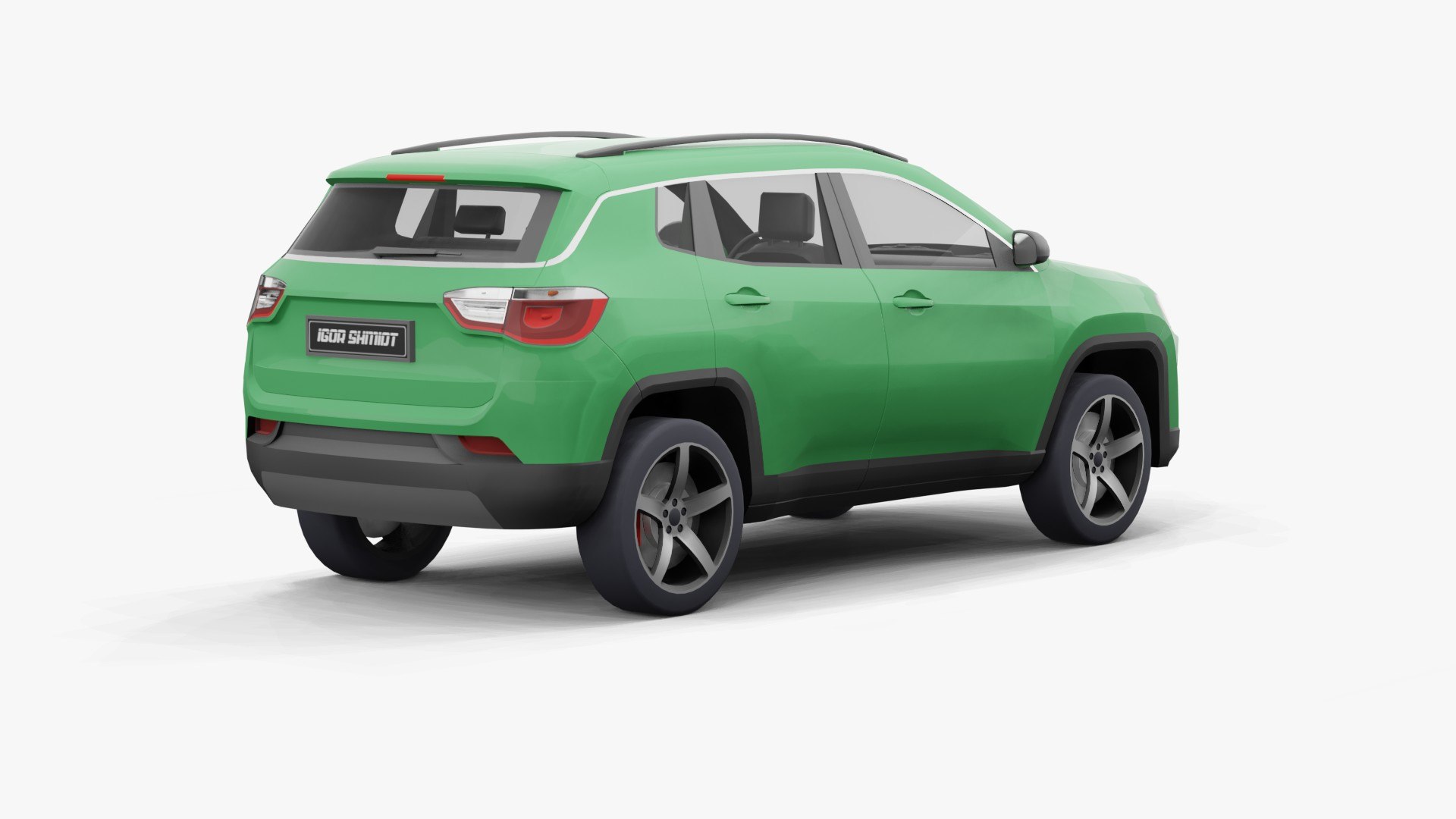 3D Model Jeep Compass 2020 Lowpoly - TurboSquid 1997689