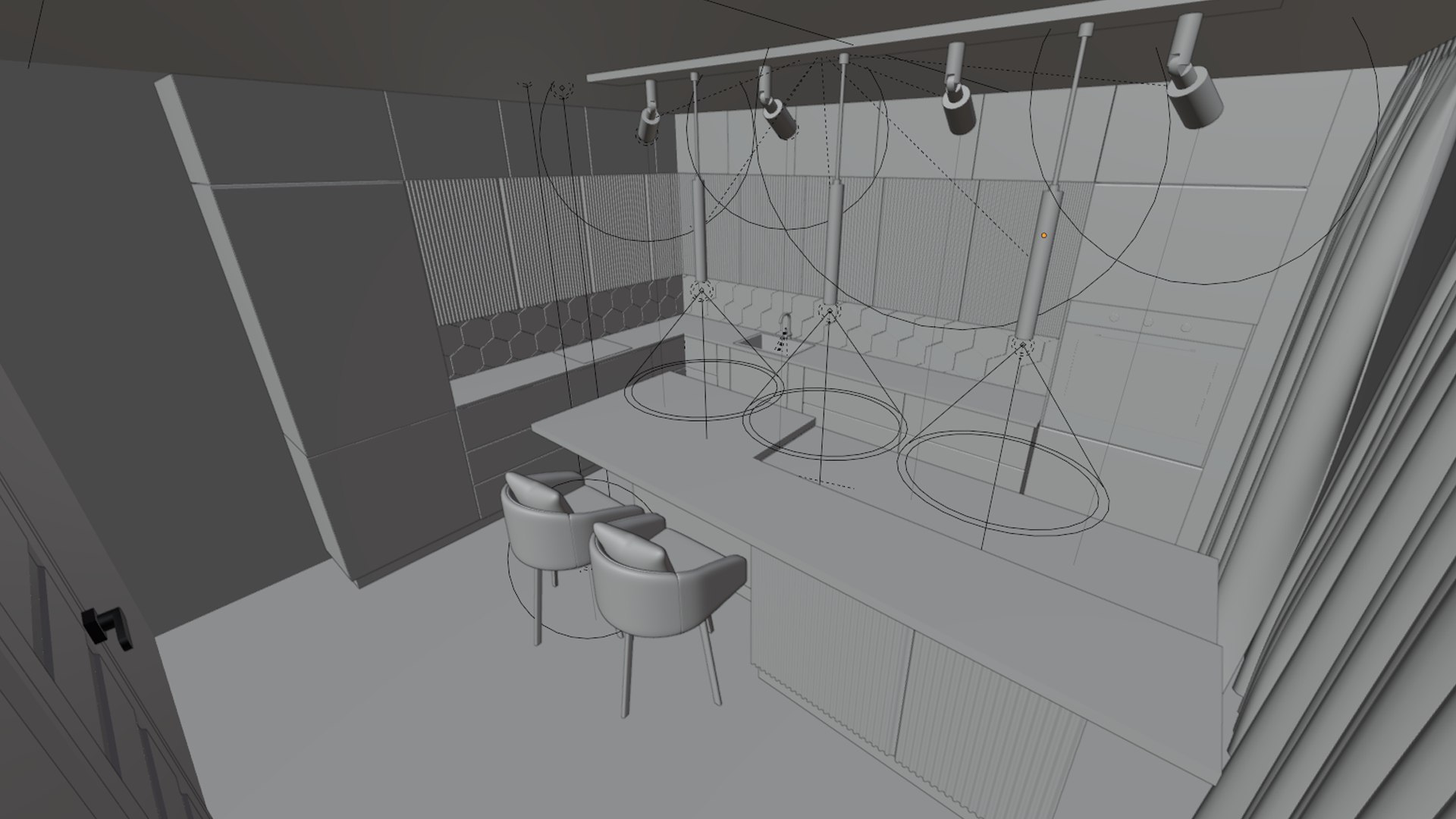 3D Kitchen Model - TurboSquid 2290108