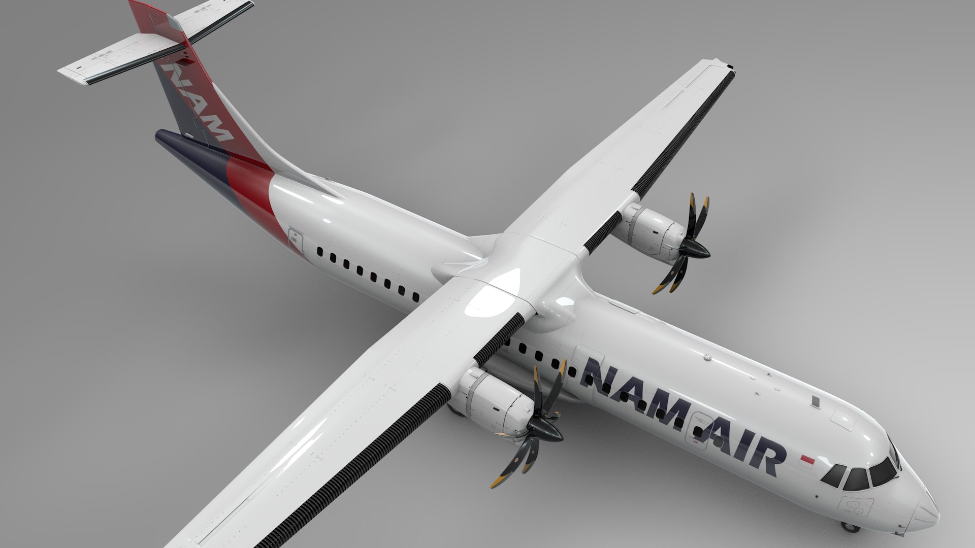 3D Model ATR 72 NAM AIR L2010 - TurboSquid 2089261