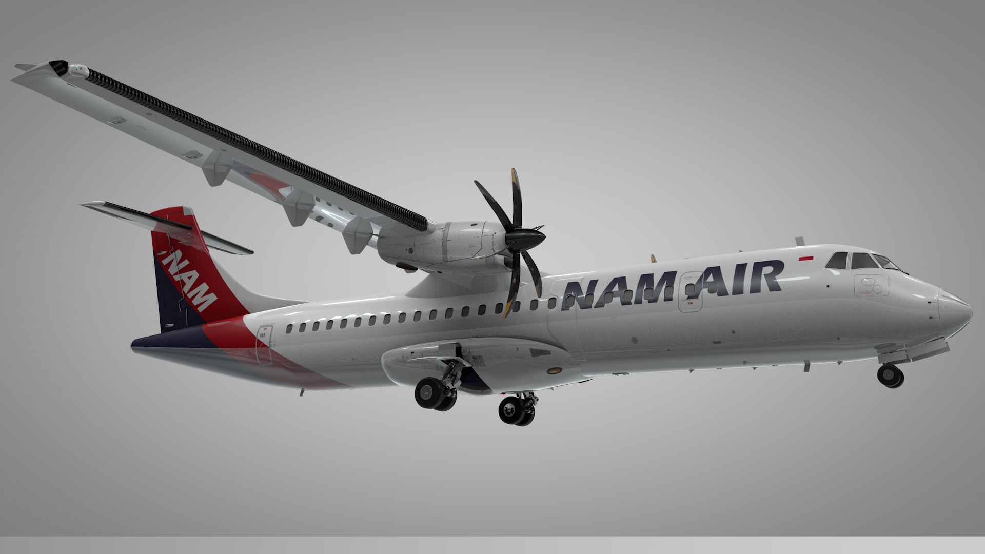 3D model ATR 72 NAM AIR L2010 - TurboSquid 2089261