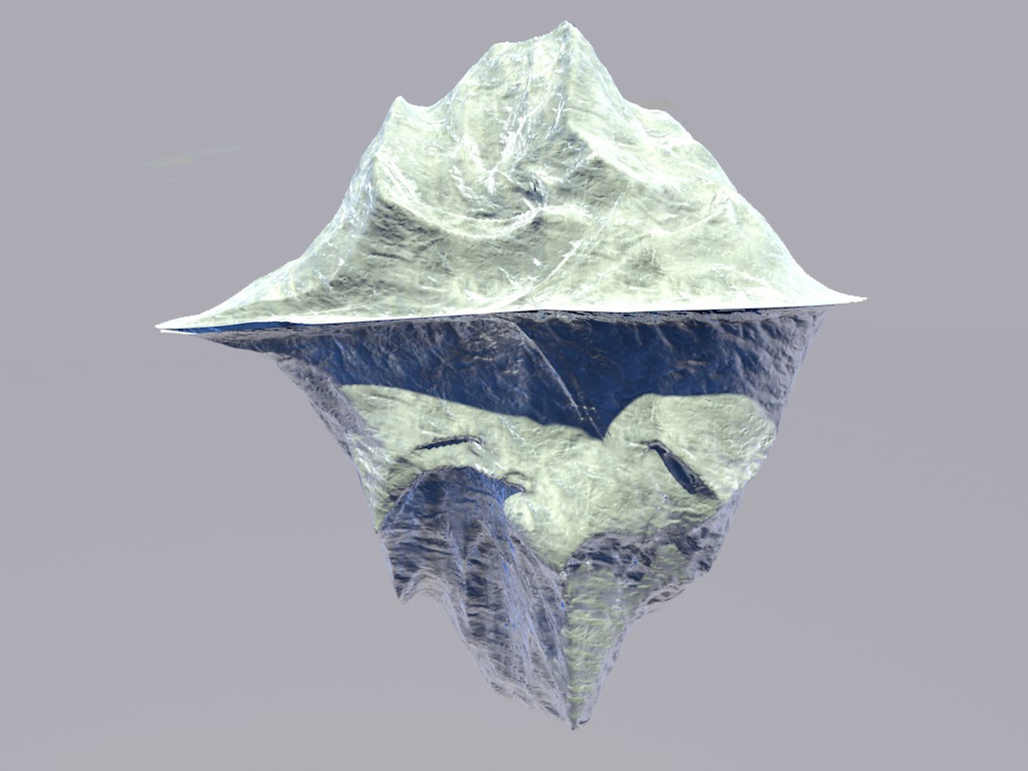 Iceberg Polar Ocean C4d