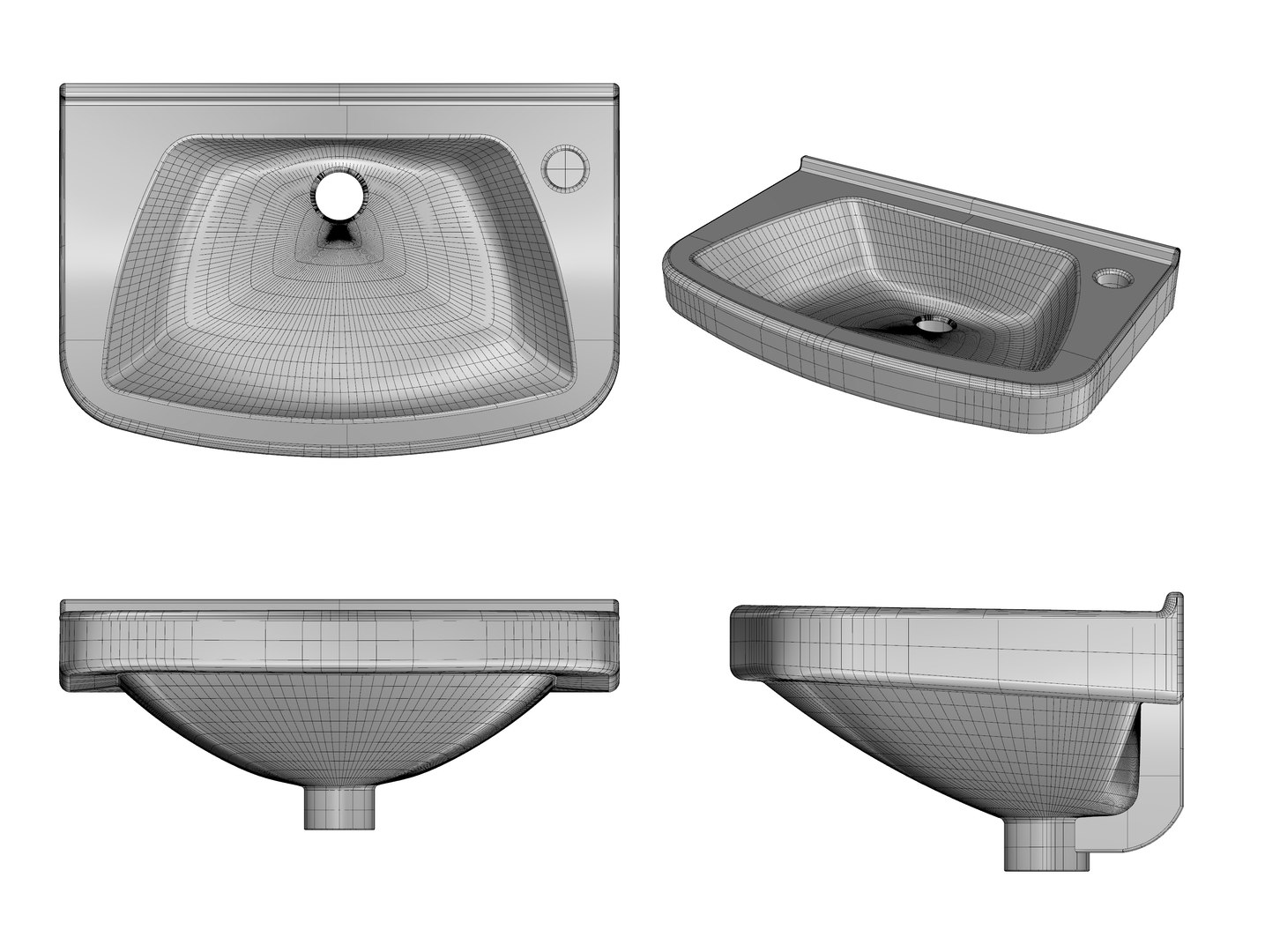 Basin 3D model - TurboSquid 1491377