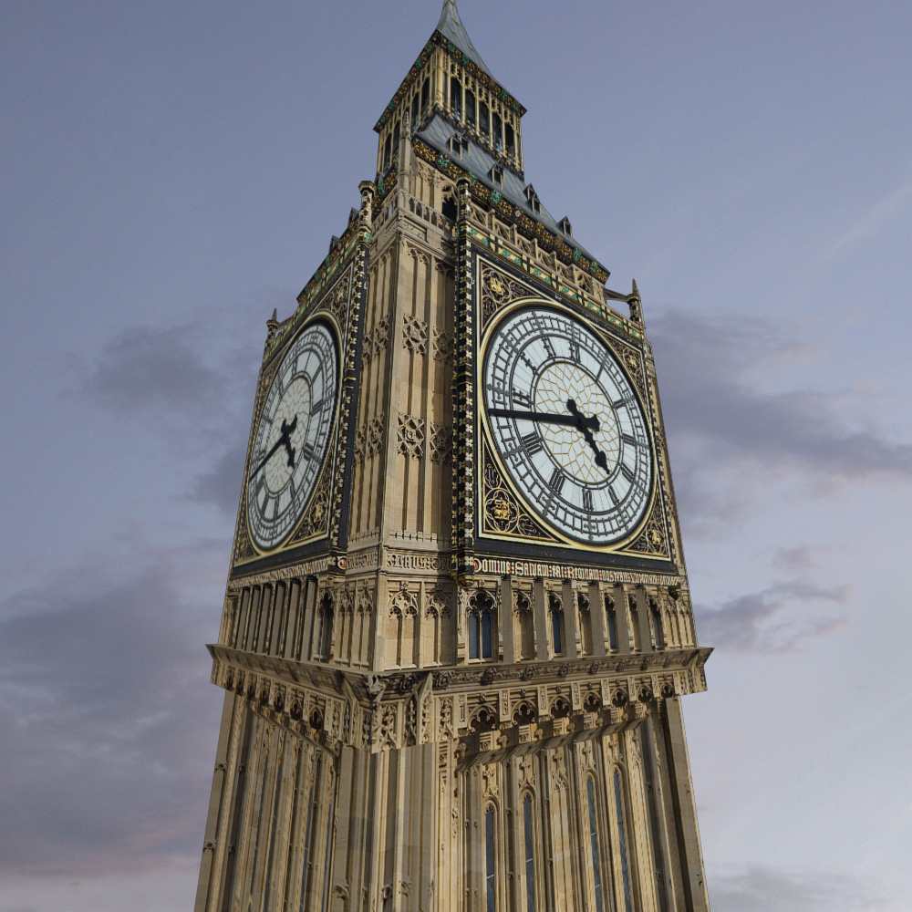 big ben 3d model