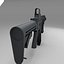 3d Model M416 Assault Rifle