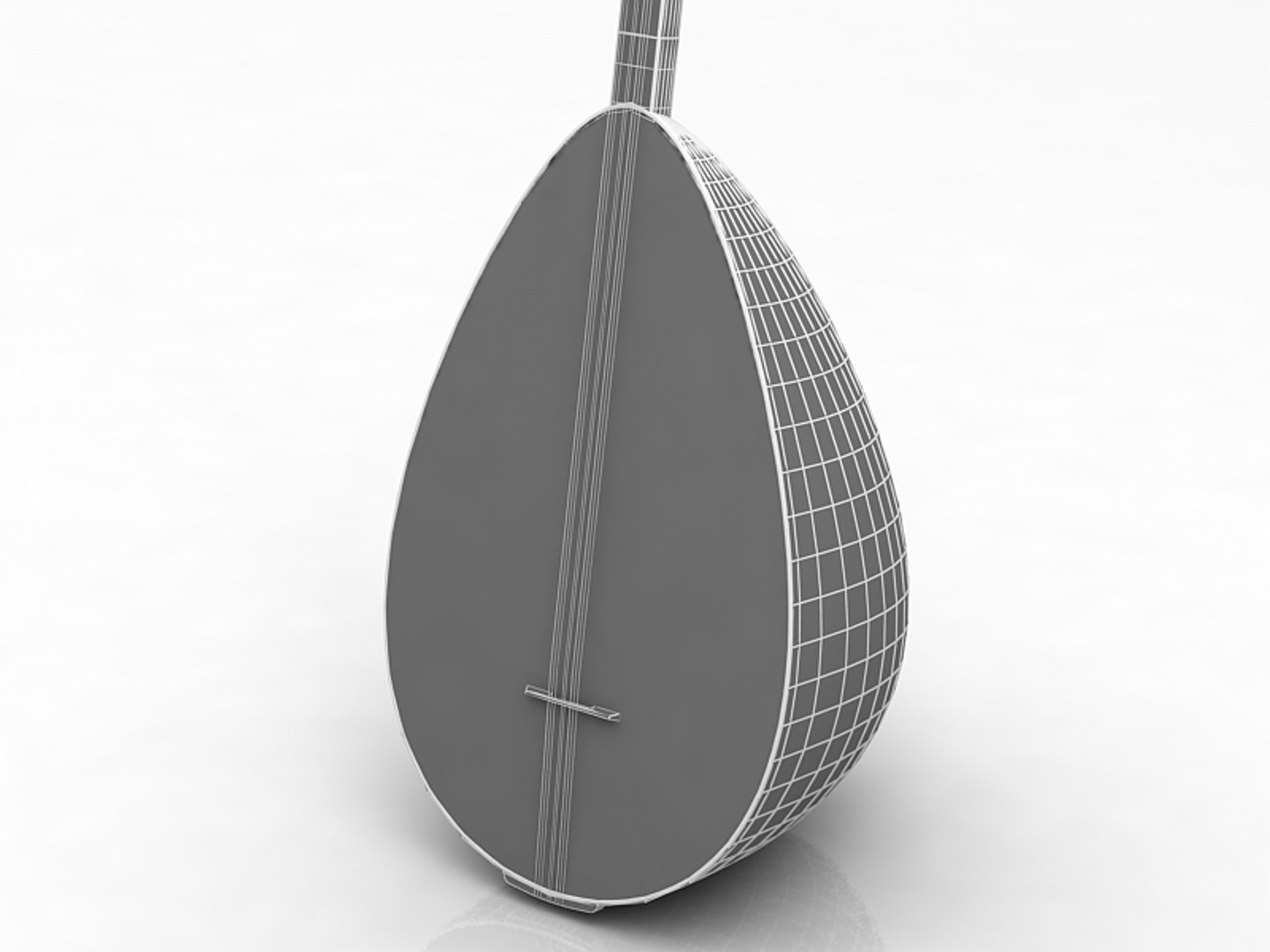 Baglama Musical Instrument 3D Model - TurboSquid 1657442
