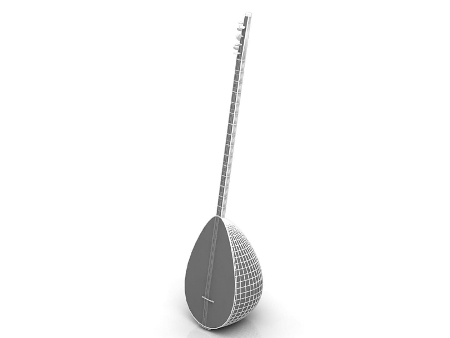 Baglama Musical Instrument 3D Model - TurboSquid 1657442