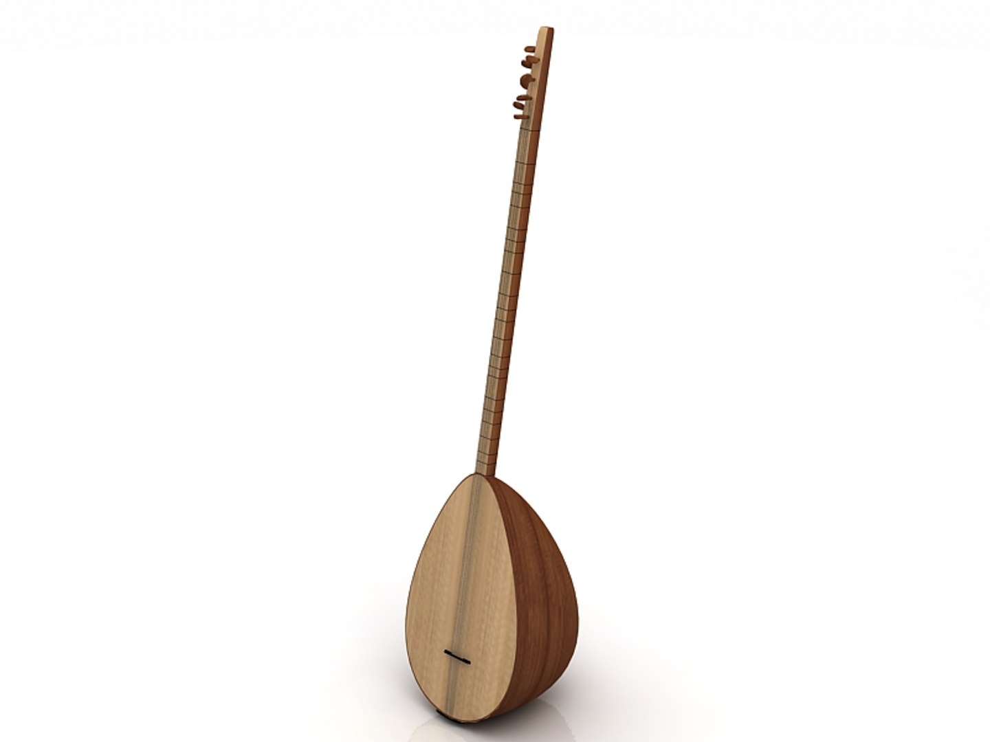 Baglama Musical Instrument 3D Model - TurboSquid 1657442