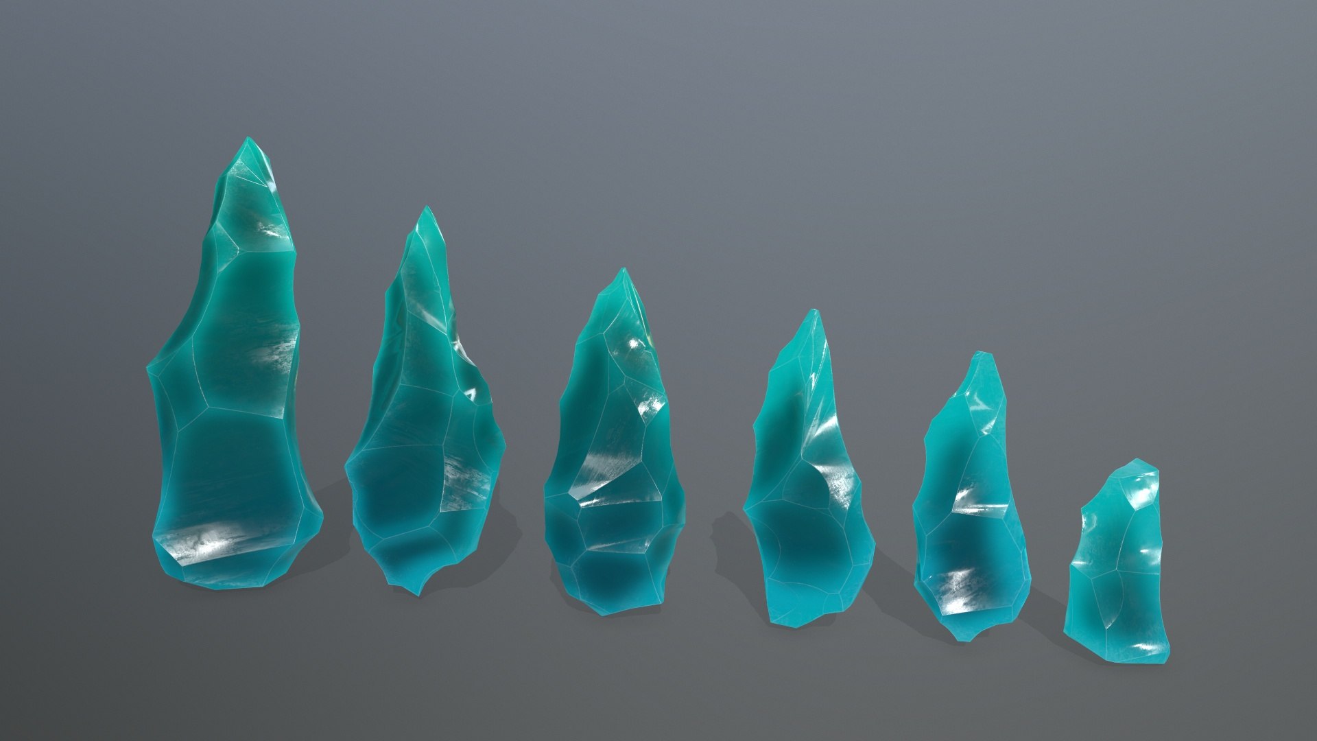 Crystals 3D - TurboSquid 2399087