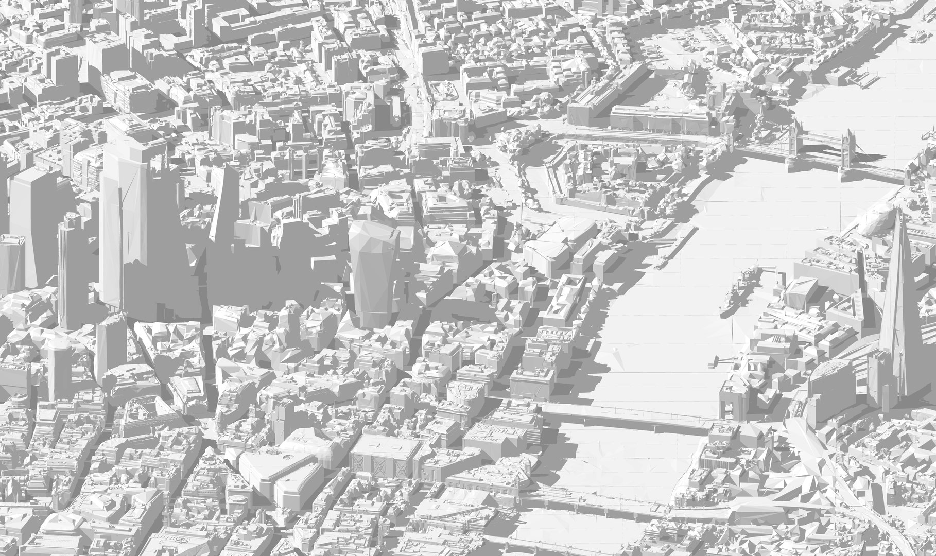 3D London City Center model - TurboSquid 1838941